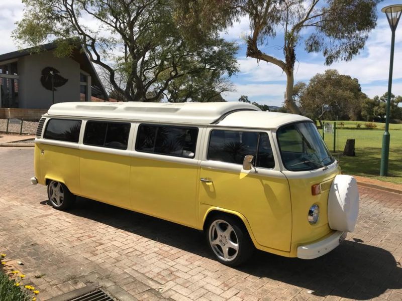 Yellow Stretched Kombi - Limousines and Classics Perth