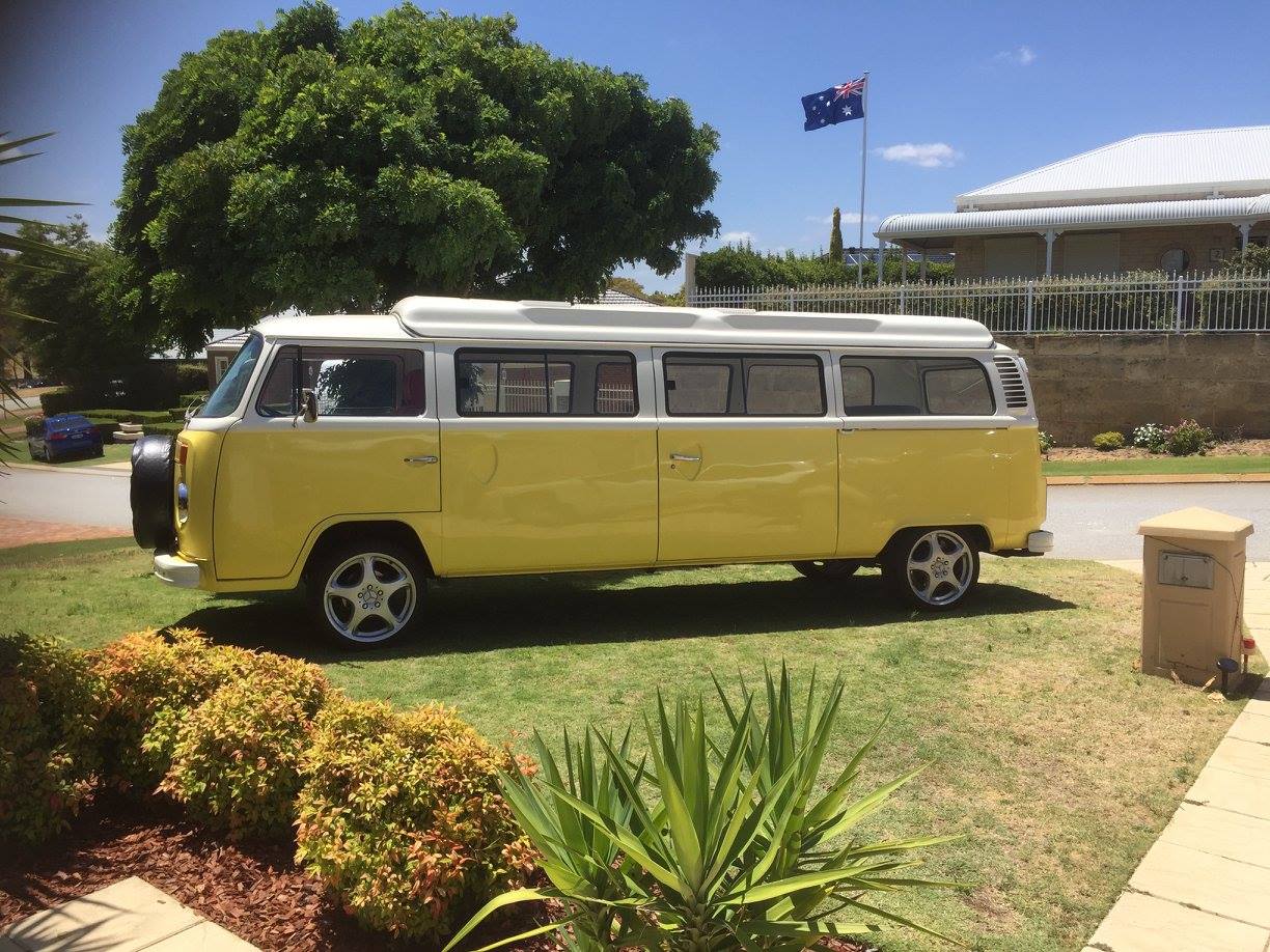 Yellow Stretched Kombi - Limousines and Classics Perth